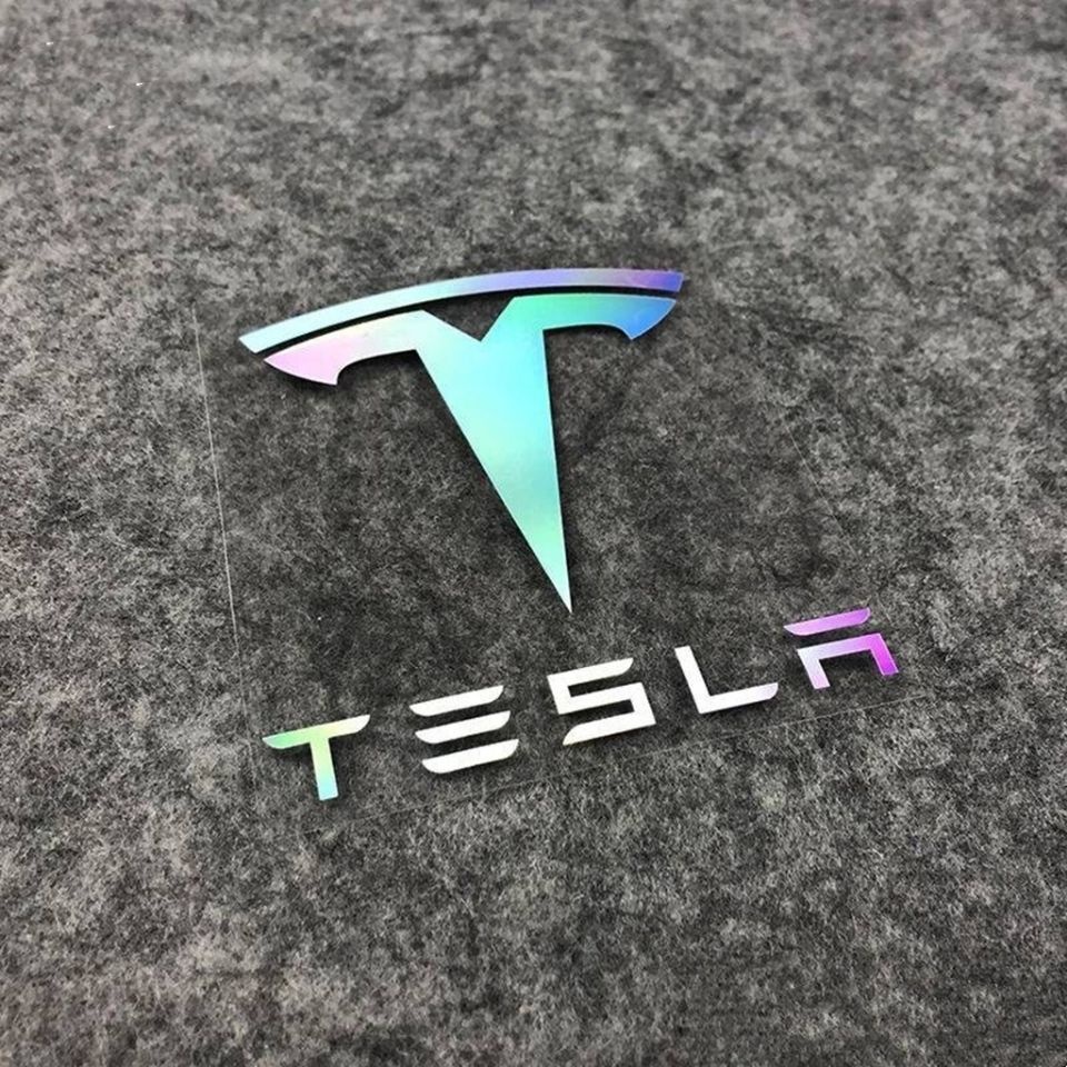 TESLA logo sticker MODEL S MODEL3 MODEL X MODEL Y Cybertruck computer ...