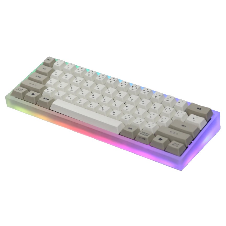 KBDFANS TOFU ACRYLIC FROSTED 60% MECHANICAL KEYBOARD CASE | Shopee Thailand