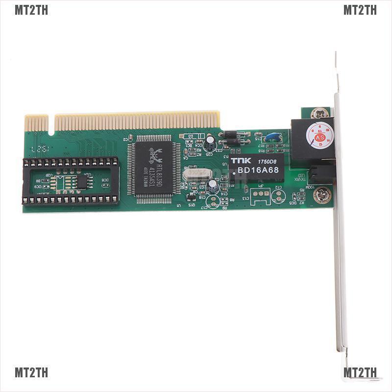 {MTTH2}PCI RTL8139D 10/100M 10/100Mbps RJ45 Ethernet Network Lan Card ...