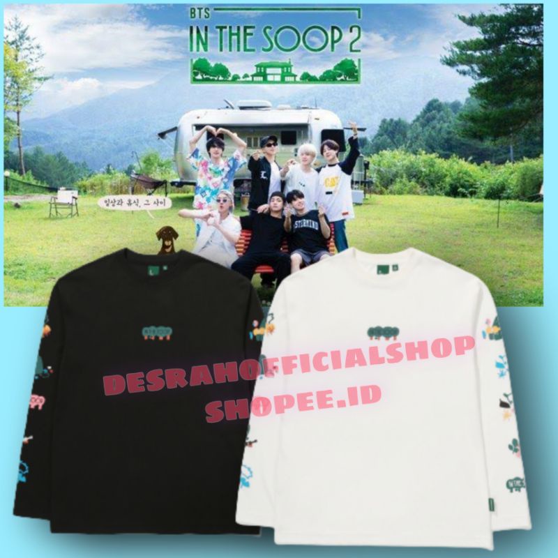 เสื้อยืดเกาหลี THE SOPP LONG SLEEVED (พิมพ์สกรีน THE SOOP ซ้ายและขวา FULL SCREEN PRINTING ...