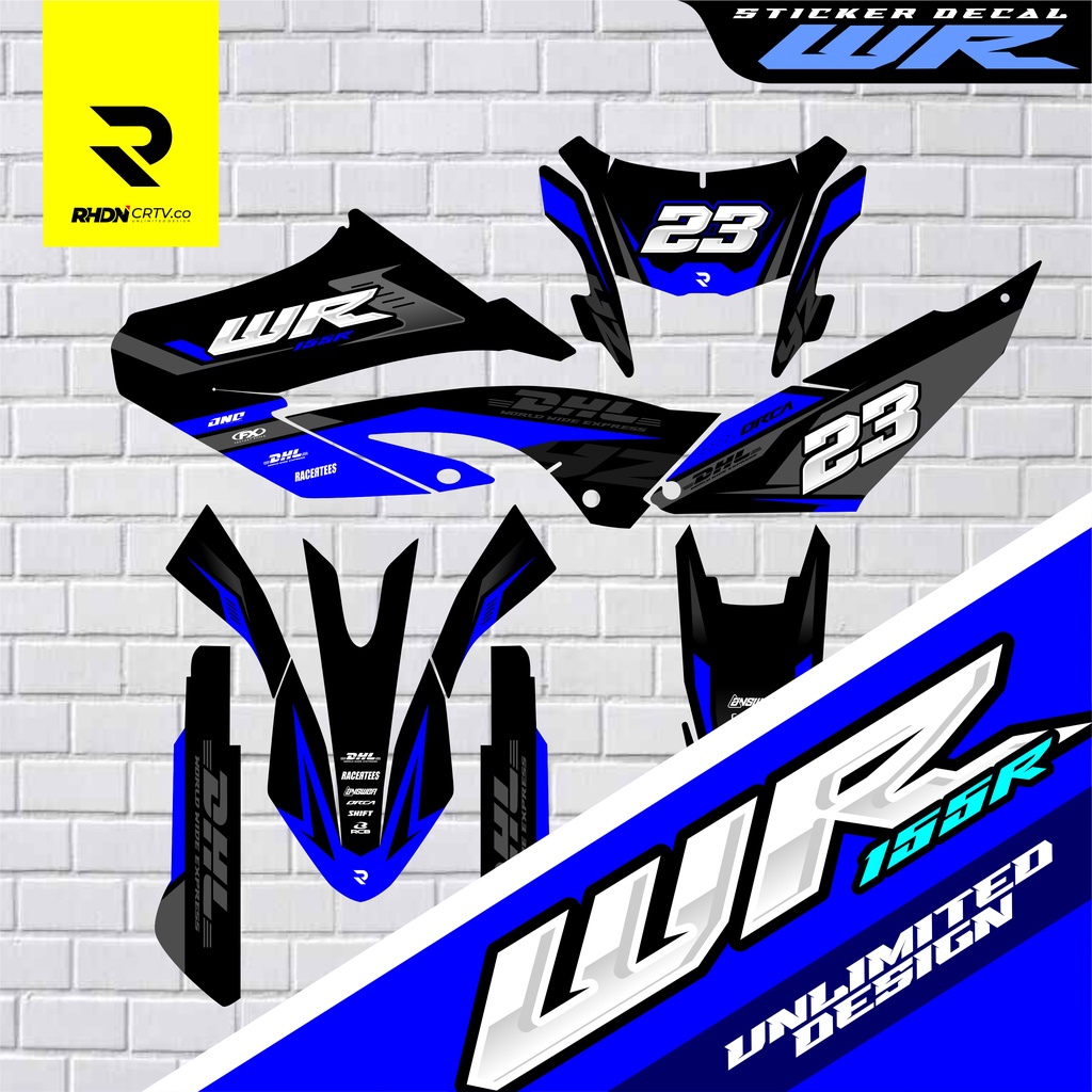 สติ๊กเกอร์ DECAL YAMAHA WR 155 - สติ๊กเกอร์ WR 155 - DECAL WR 155 ...