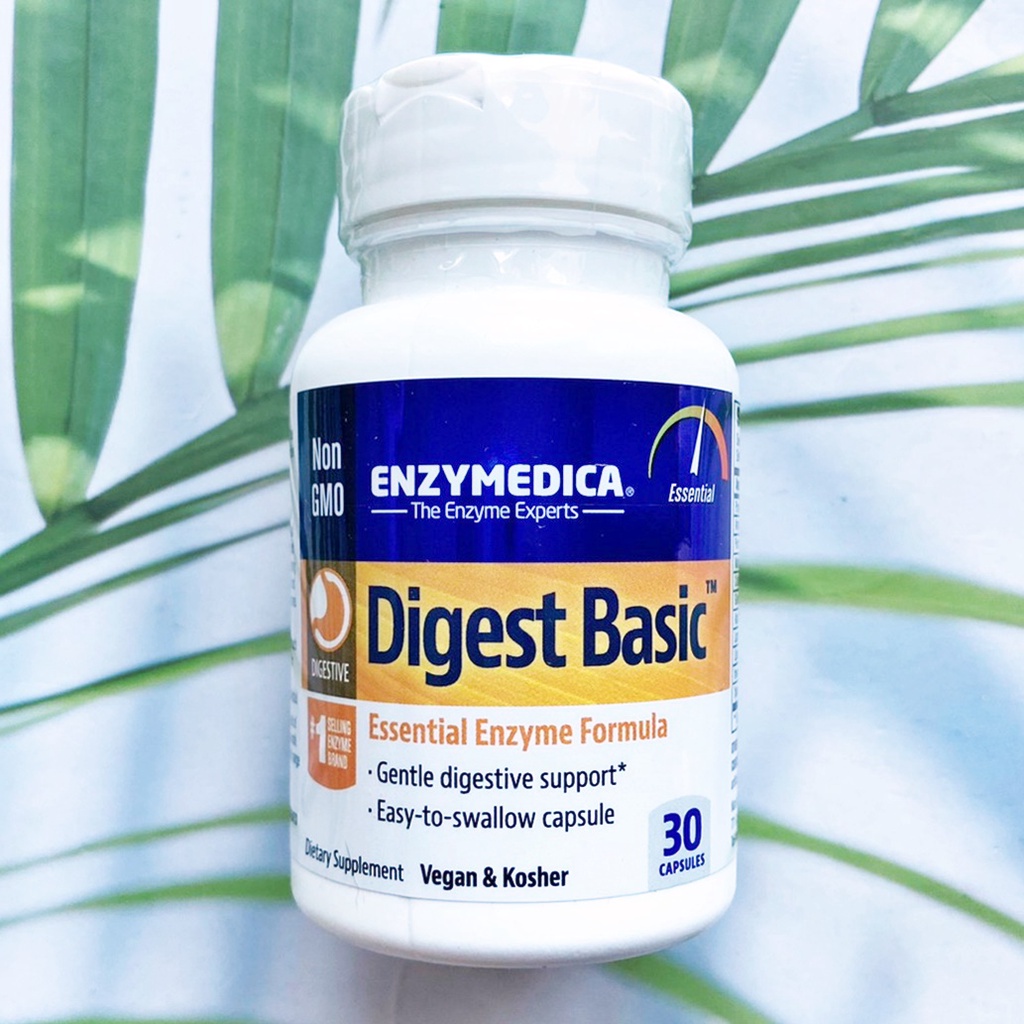 (Enzymedica®) Digest Basic Essential Enzyme Formula 30, 90 or 180 Capsules เอนไซม์ย่อยอาหาร ...