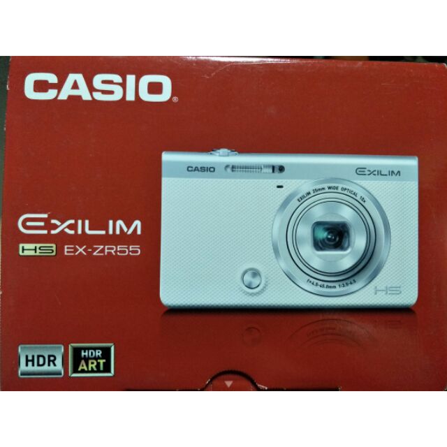 กล้อง CASIO EXILIM ZR55 สีขาว (มีกระเป๋าแถม) | Shopee Thailand