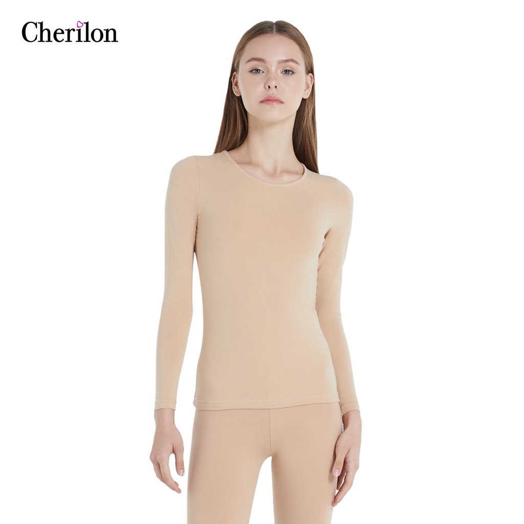 Cherilon เชอรีล่อน เสื้อยืด แขนยาว กางเกง เลกกิ้ง ขายาว เข้ารูป ใส่ภายใน / นอก GIB-LJTS @ GIB ...