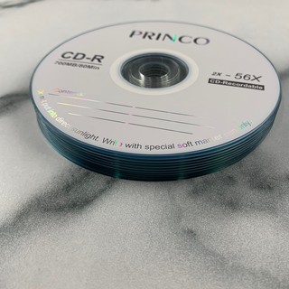 CD-R Princo 80min/700MB 2x-56X / เเพ็ค 10 แผ่น | Shopee Thailand
