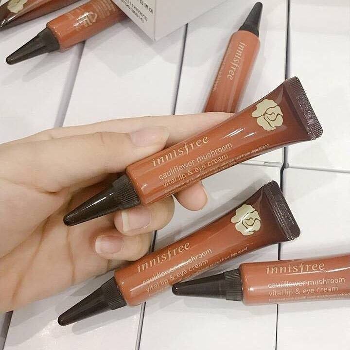 Innisfree Cauliflower Mushroom Vital Lip & Eye Cream 15ml (ขนาดทดลอง ...