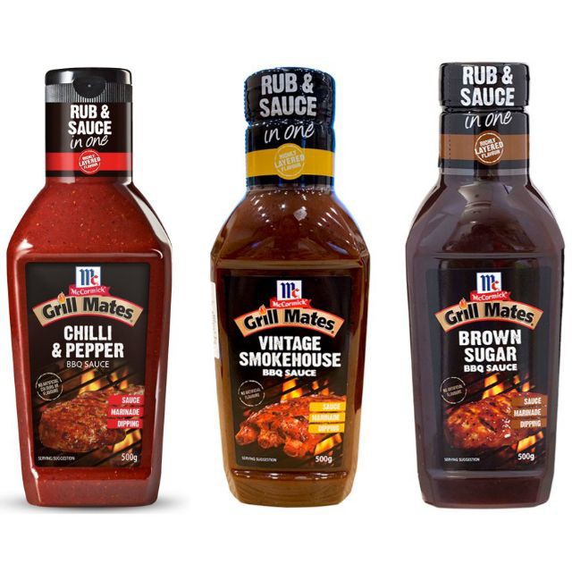 Grill Mate 500g ซอสบาร์บีคิว ปิ้ง ย่าง อร่อยได้ง่ายๆ | Shopee Thailand