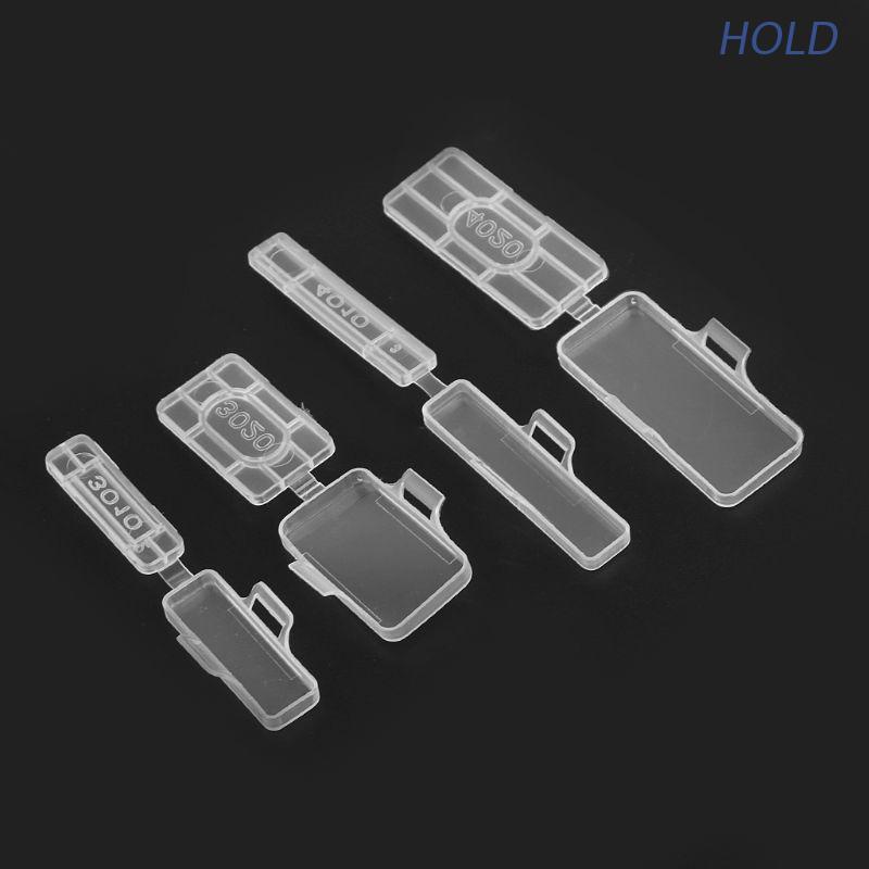 HOLD 50pcs Waterproof Transparent Cable Sign Cards Label Display ...