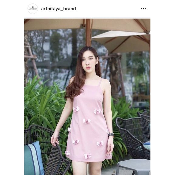 arthitaya mini dress เดรสสั้น ทรงเอ | Shopee Thailand