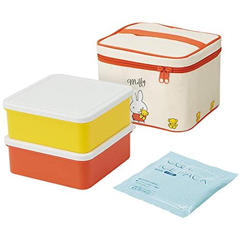 Skater KCPC2-A vacation lunch box with cold storage bag agent Miffy ...