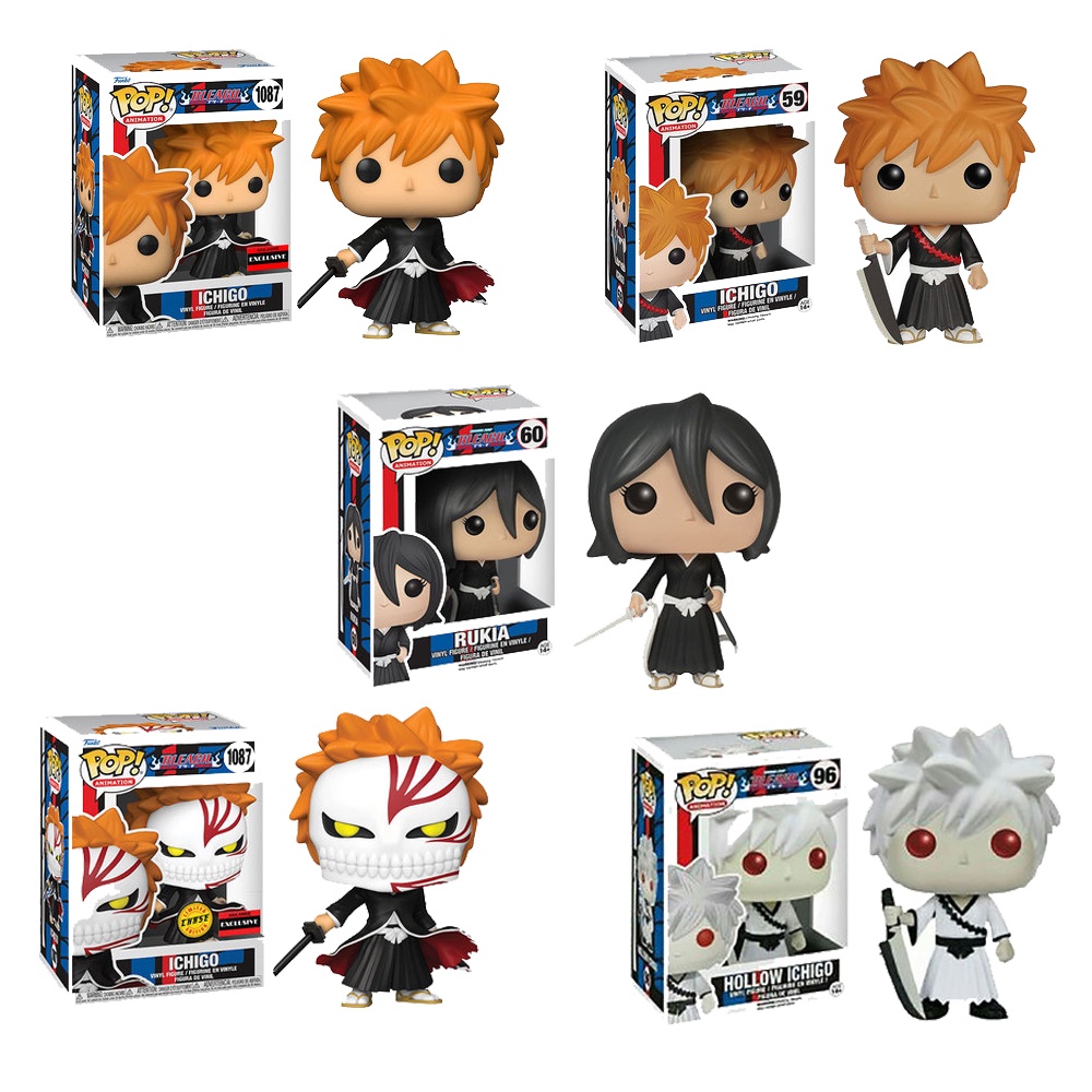 Funko Pop! 《BLEACH》Kurosaki Ichigo Kuchiki Rukia โมเดลฟิกเกอร์ไวนิล ของ ...