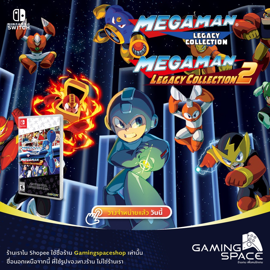 Nintendo Switch : Megaman Legacy Collection 1+2 (us) Rockman | Shopee ...