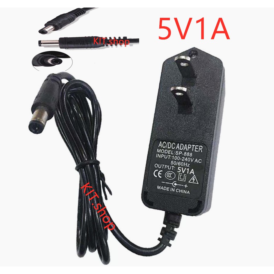 5V 1A AC/DC Power Adapter with Cable 5.5X2.5mm | Shopee Thailand