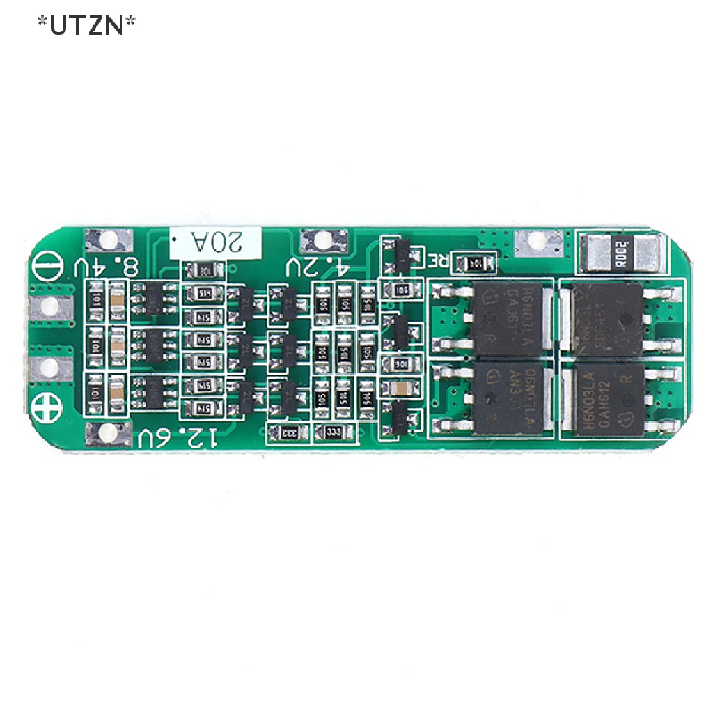 [[UTZN]] บอร์ดชาร์จแบตเตอรี่ลิเธียม 3S 20A Li-ion 18650 PCB BMS 12.6V ...