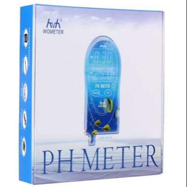 Wometer มอนิเตอร์เช็คค่าPH และอุณภูมิ หน้าจอตัวเลขแบบดิจิตอล แสดงผล ...