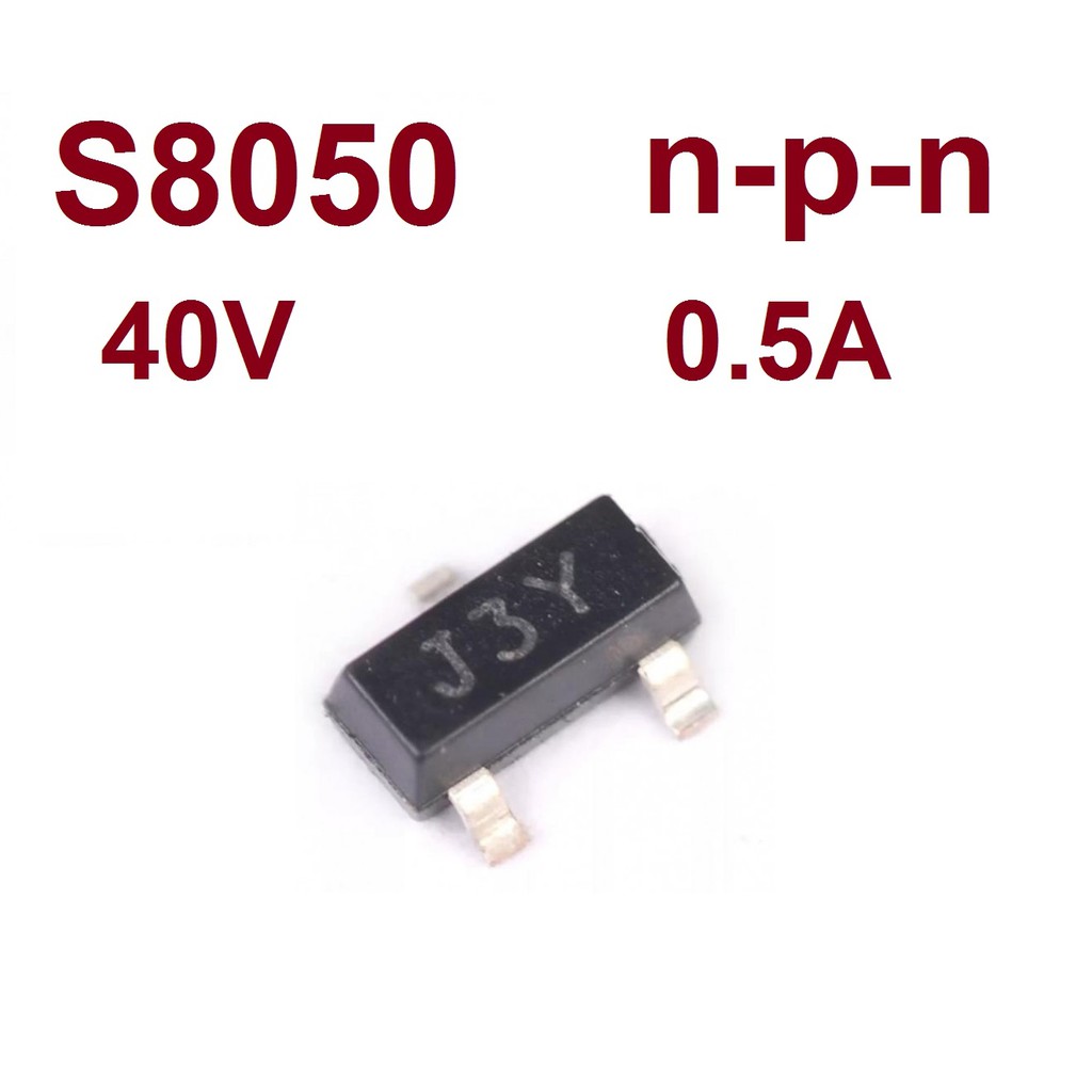 J3Y 8050 S8050 SOT23 8050 J3Y SOT SMD NPN Transistor | Shopee Thailand