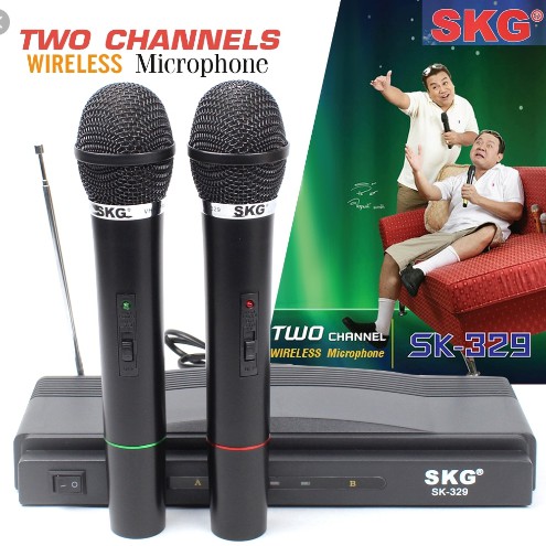 ไมโครโฟนไร้สาย SKG รุ่น SK-329 | Shopee Thailand