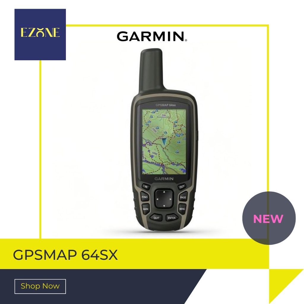 เครื่อง Garmin GPSMAP 64sx รุ่นนำเข้า | Shopee Thailand