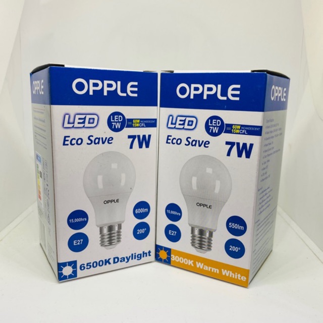 OPPLE หลอด LED BULB 7W ขั้ว E27 | Shopee Thailand