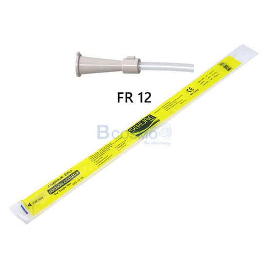 สายดูดเสมหะ สาย Suction Sekure เบอร์ 12 ขายทีละ 10 เส้น**สายดูดเสมหะ ...