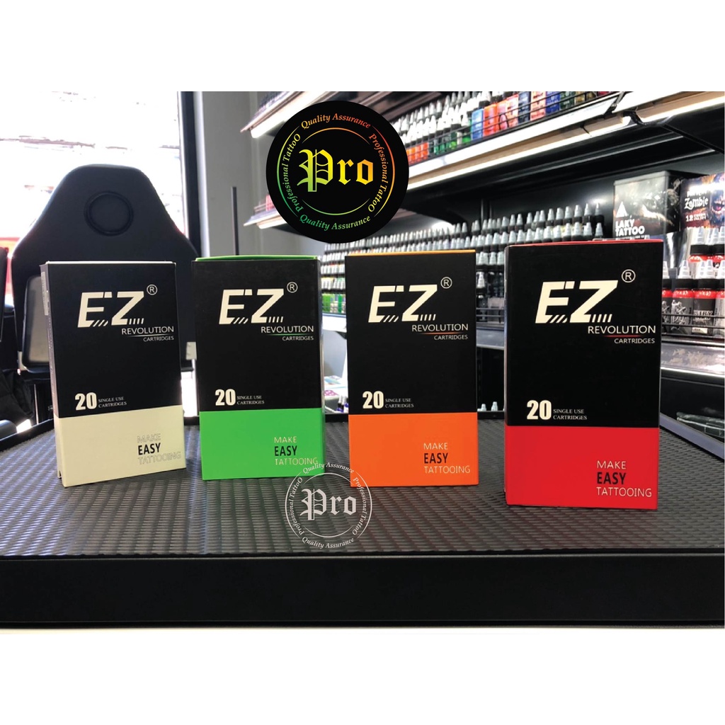 EZ Revolution Tattoo Cartridges มี 20 ชิ้น (RL,RS) | Shopee Thailand
