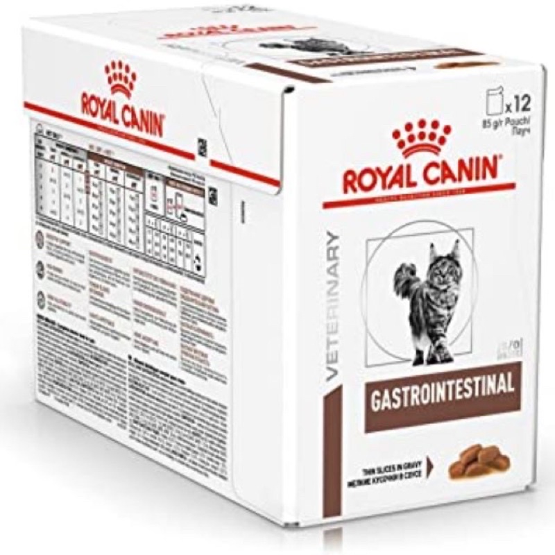 Royal Canin Gastro Intestinal Pouch(Exp.01/2025) ขนาด 85g x 12 ซองรอยัล ...