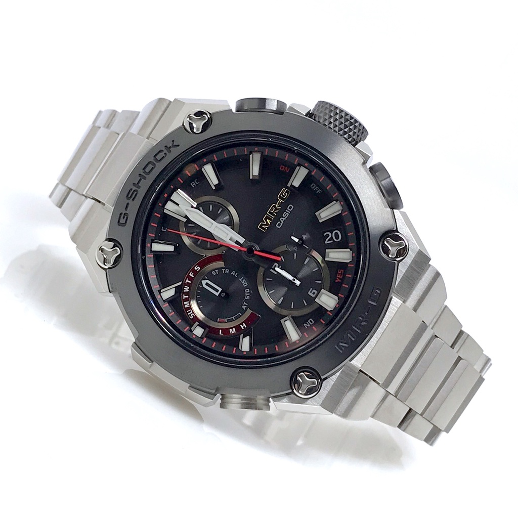 CASIO G-Shock MRG-B1000D-1A Titanium Date Bluetooth พลังงานแสงอาทิตย์ ...