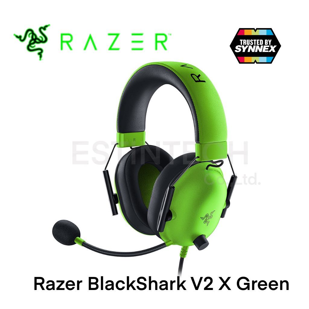 HEADSET (หูฟัง) RAZER BlackShark V2 X Green Gaming Headset ของใหม่ ...