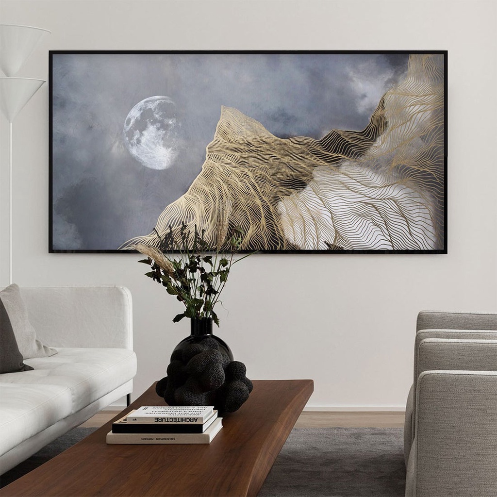 SB Design Square รูปพร้อมกรอบ DoseArt รุ่น Golden Cliff 180x90 cm | Shopee Thailand