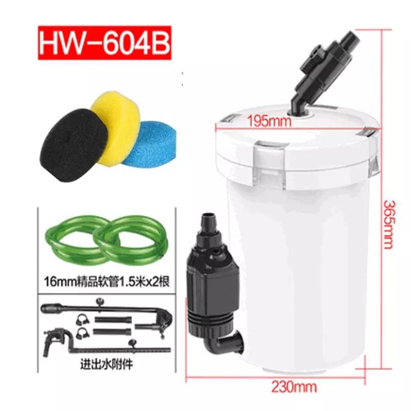ปั๊มกรองน้ำ ปั๊มกรองนอกตู้ HW-604B ยี่ห้อSUNSUN การทำงานเงียบ เปิดได้ ...