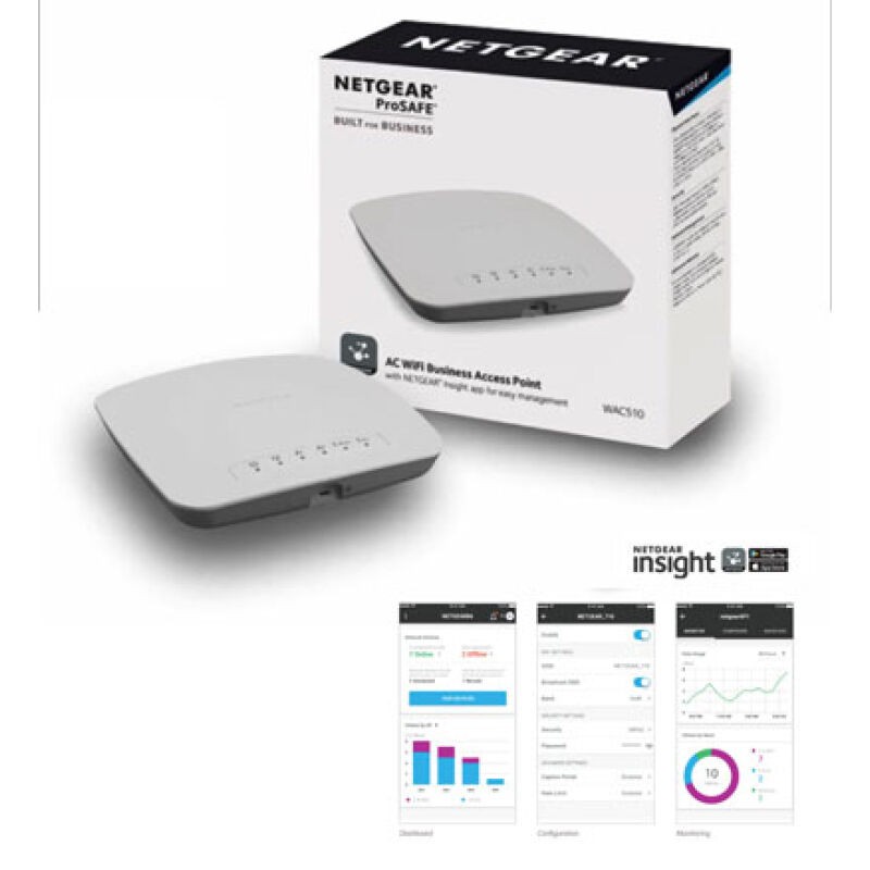 NETGEAR WAC510 Insight Managed Smart Cloud Wireless Access Point | Shopee Thailand