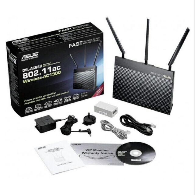 Asus ac1900 dual band (dsl-ac68u) | Shopee Thailand