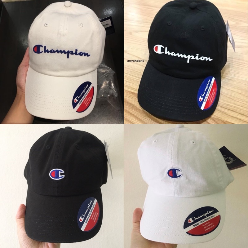 หมวก Champion แท้ล้าน% สวยมาก ใส่สบาย ปรับได้ รุ่นนุ้งมาร์ค Got7😍 ถูก ...