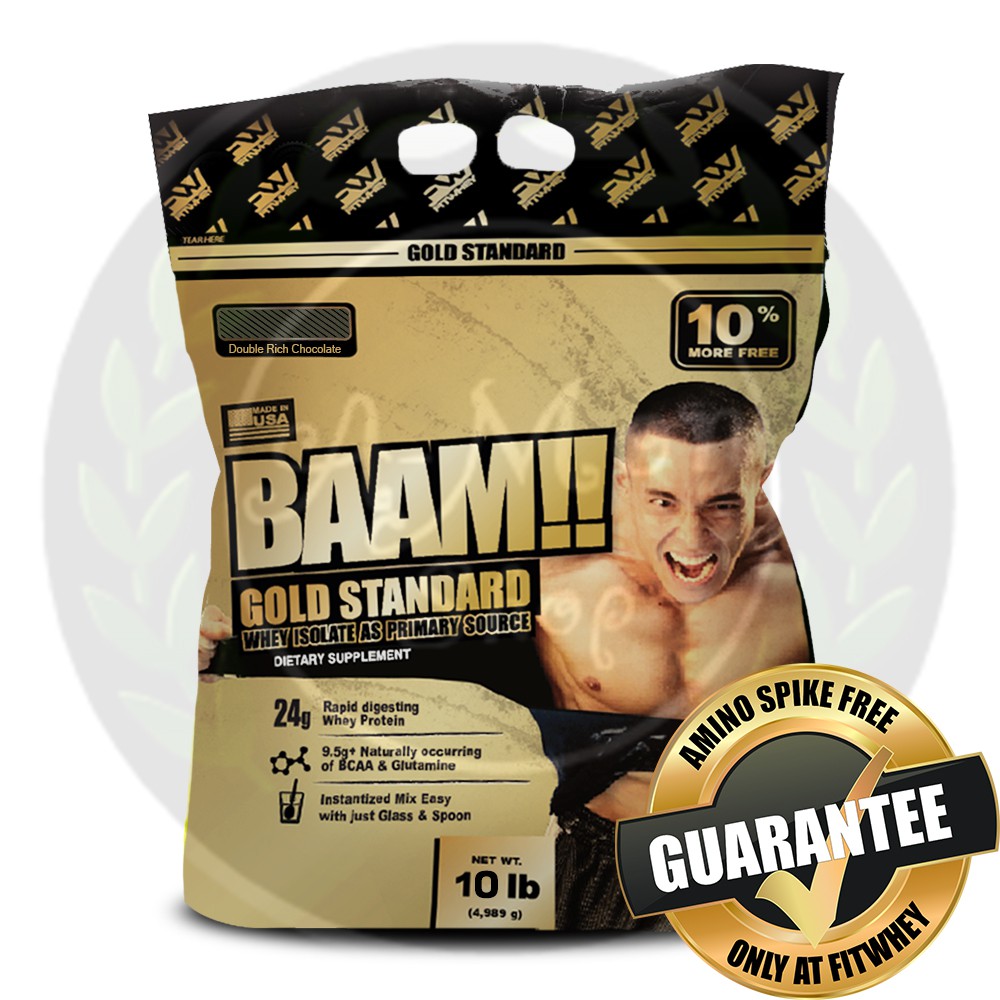 BAAM!! GOLD CHOCOLATE เวย์โปรตีน Whey protein isolate ส่งฟรี | Shopee ...