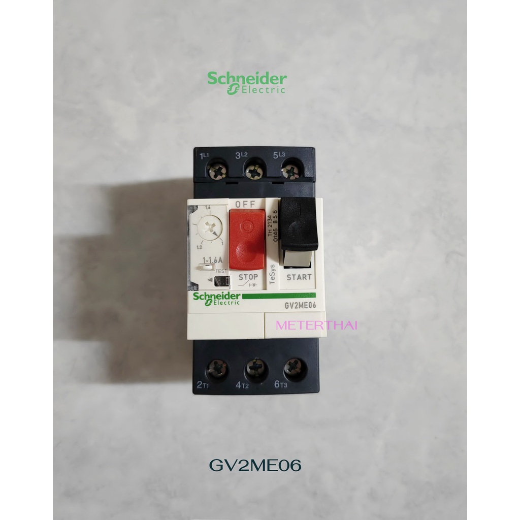 Schneider Electric GV2ME06 มอเตอร์เบรกเกอร์ชนิดมีโอเวอร์โหลดในตัว ...