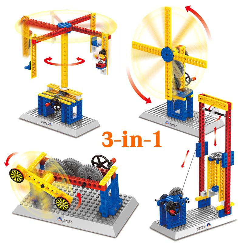 Wange Mechanical Engineering Building Blocks อิฐของเล่นเด็ก DIY ของขวัญ ...