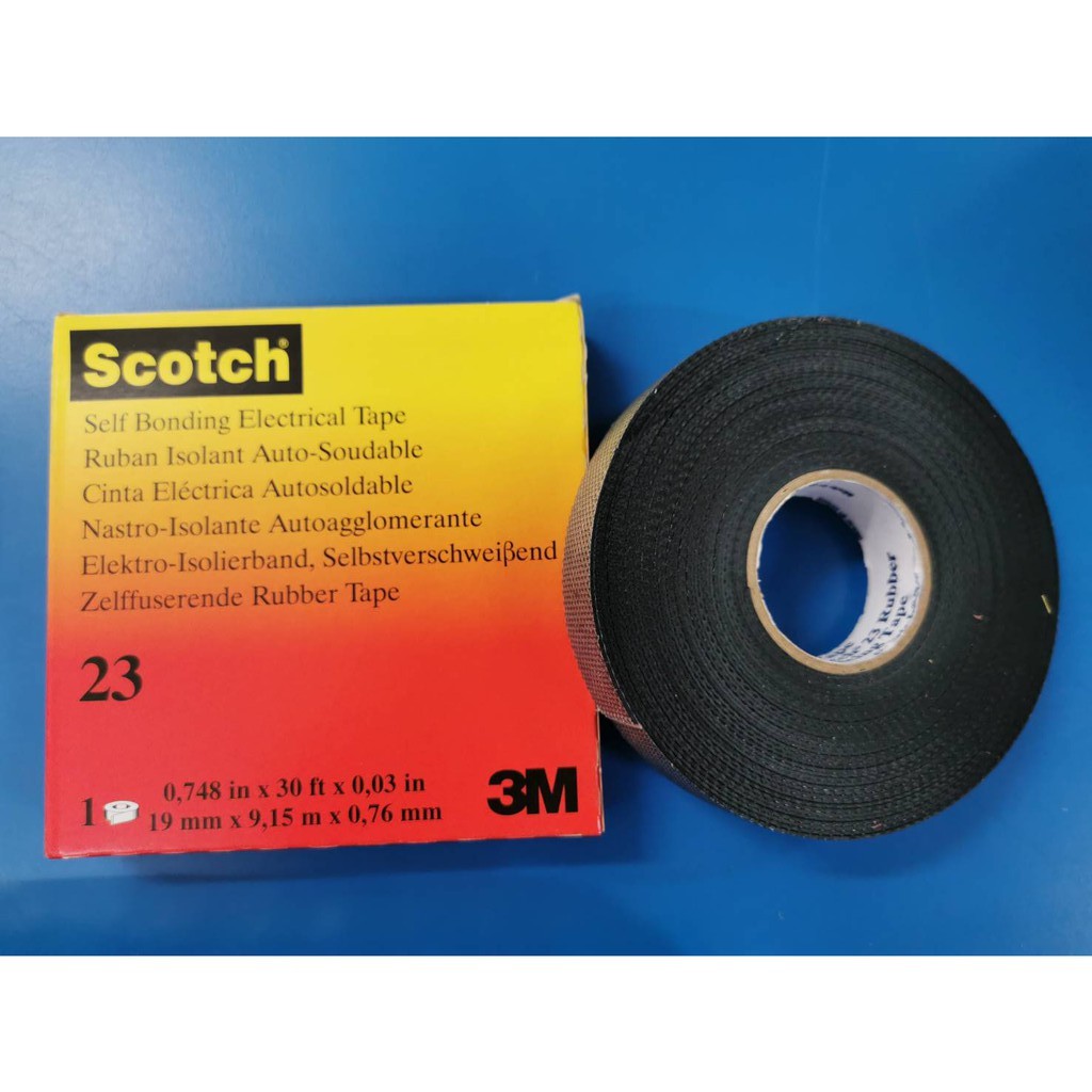 3M™ Scotch® เทปยางละลาย 23, High-Voltage, Self-Fusing Insulating, 19 ...
