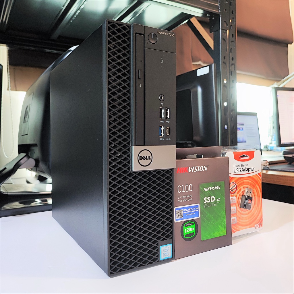 คอมพิวเตอร์ (การ์ดจอ 2 GB) Dell Optiplex 7050 - CPU Core i7-7700 @3.6 ...