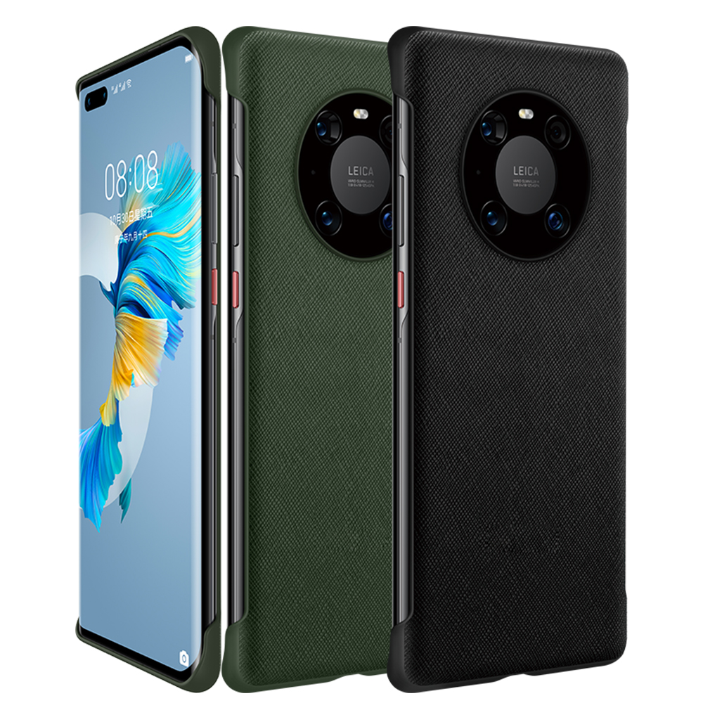 HUAWEI Mate 40 Pro Plus Case Cross เนื้อหนัง PU ฝาหลังเคสเกราะป้องกันสําหรับ Mate40 Pro ...