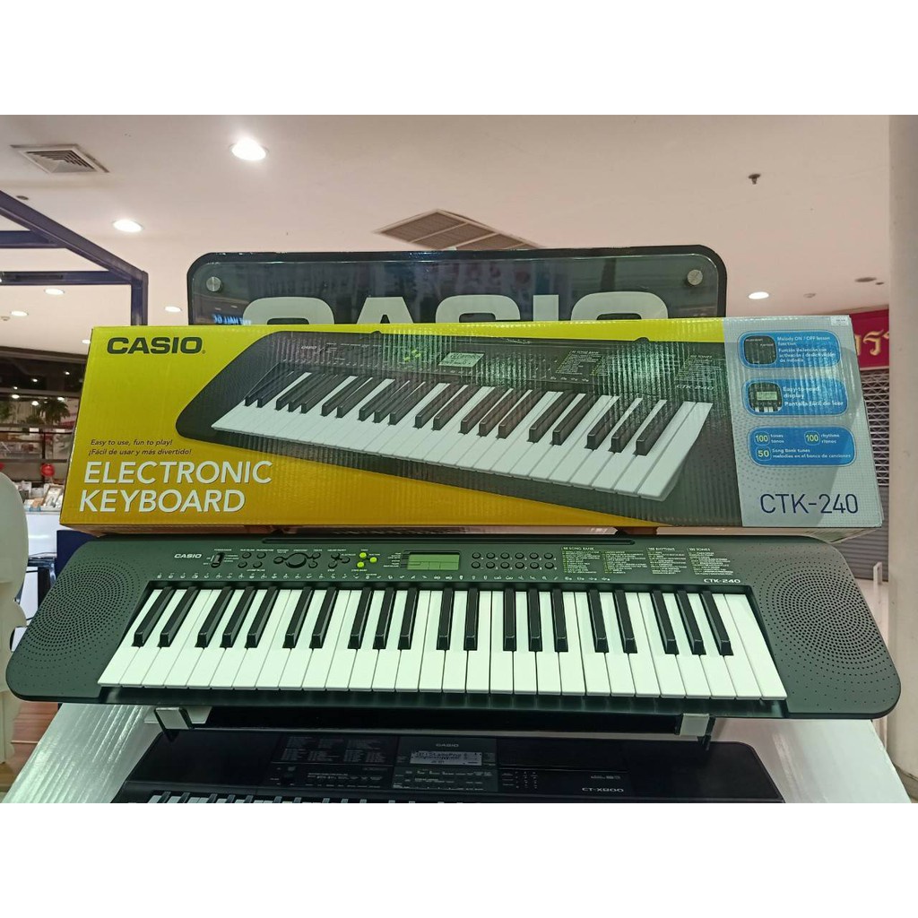 ♟☫☑CASIO CTK-240 คีย์บอร์ดคาสิโอขนาด 49 คีย์ | Shopee Thailand