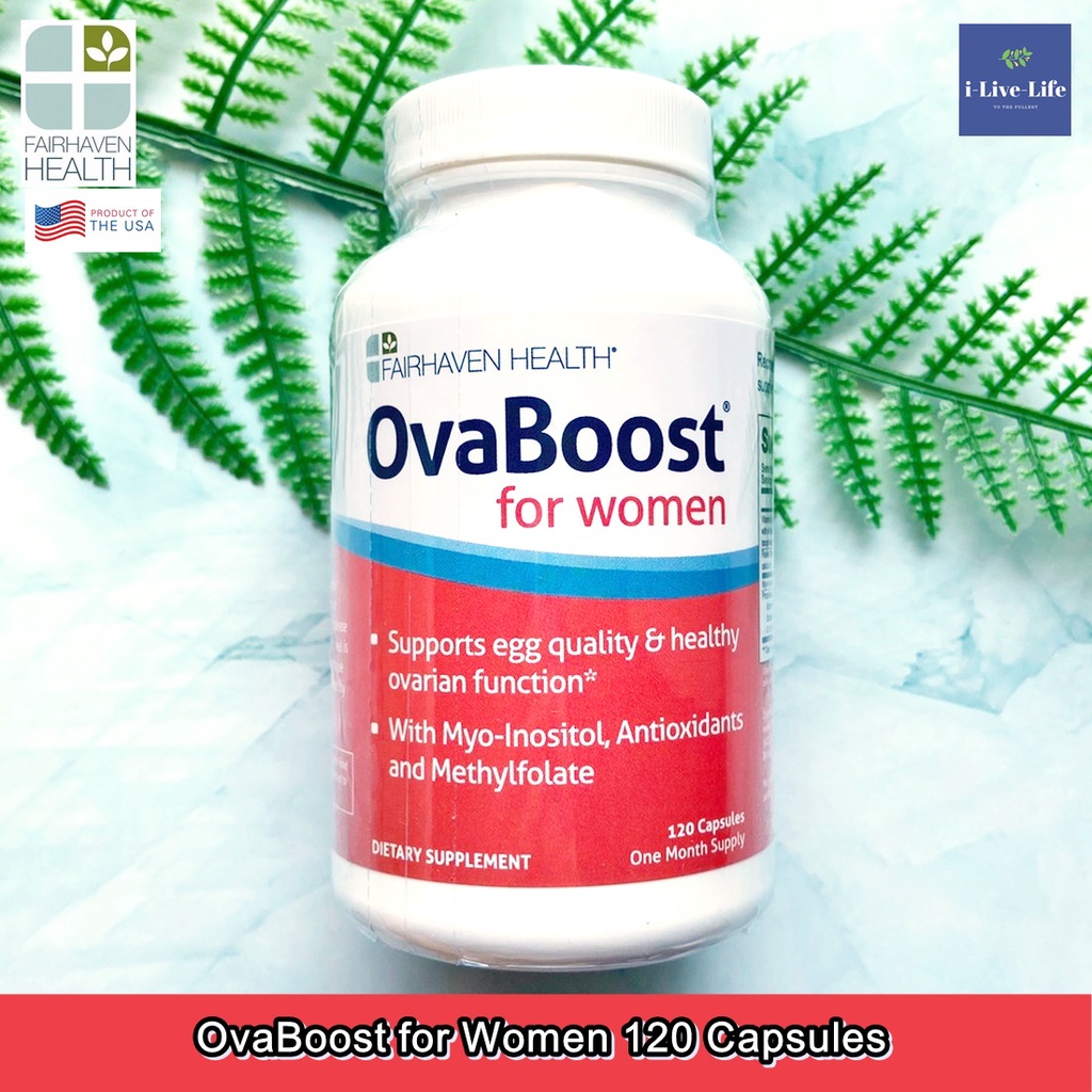 วิตามินบำรุงไข่ OvaBoost for Women 120 แคปซูล - Fairhaven Health บำรุง ...