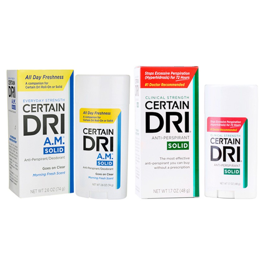 Certain 74 g+Certain Dri Solid 48 g (เปลี่ยนแพ็คเกจจิ้งใหม่แล้ว ...
