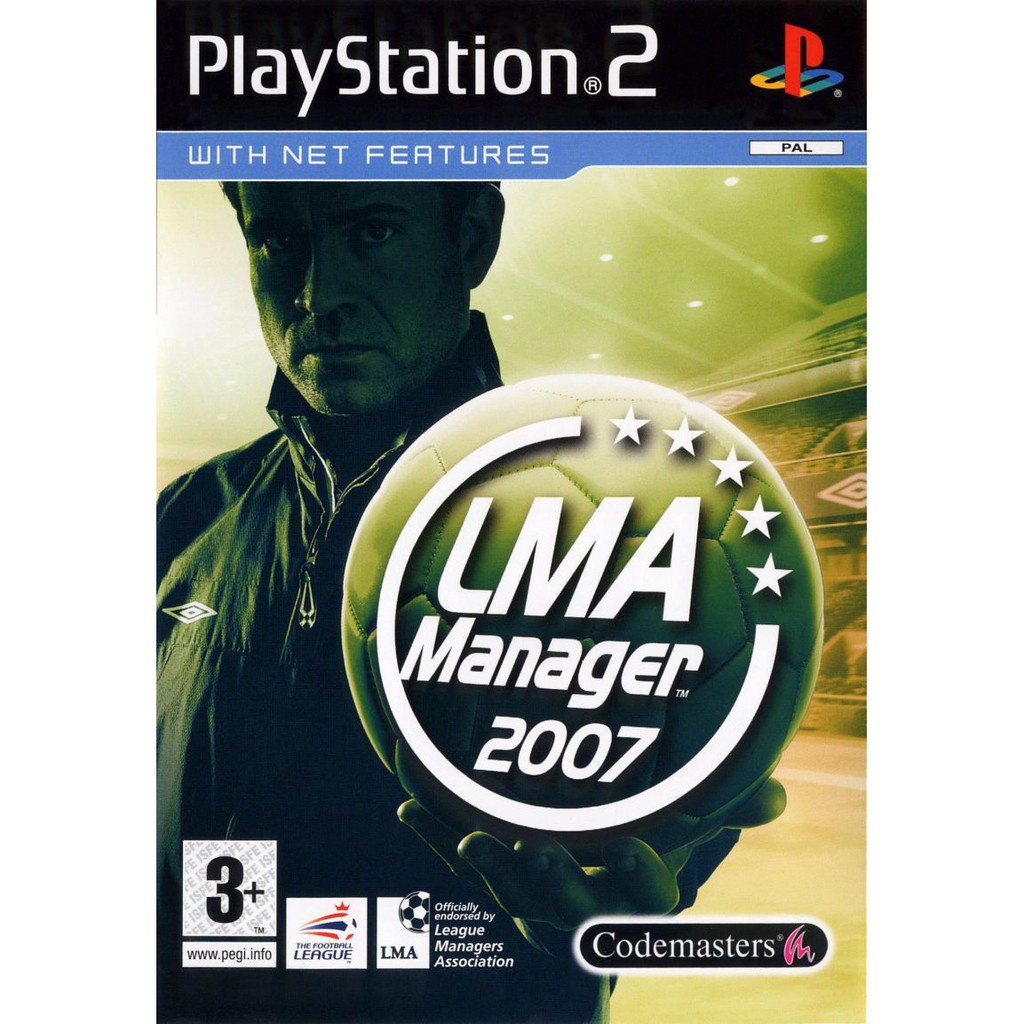LMA manager 2007 PS2 แผ่นเกมส์ps2 เกมเพล2 แผ่นplay2 | Shopee Thailand