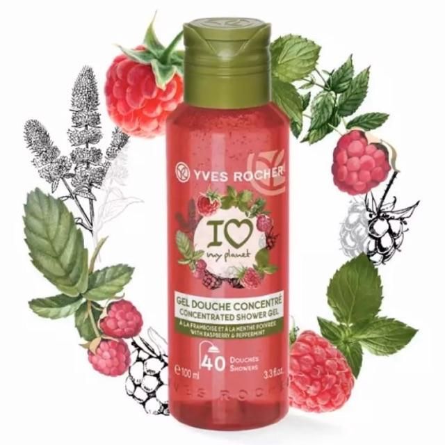 Yves Rocher Energizing Raspberry Peppermint Concentrated SHG 100ml ...