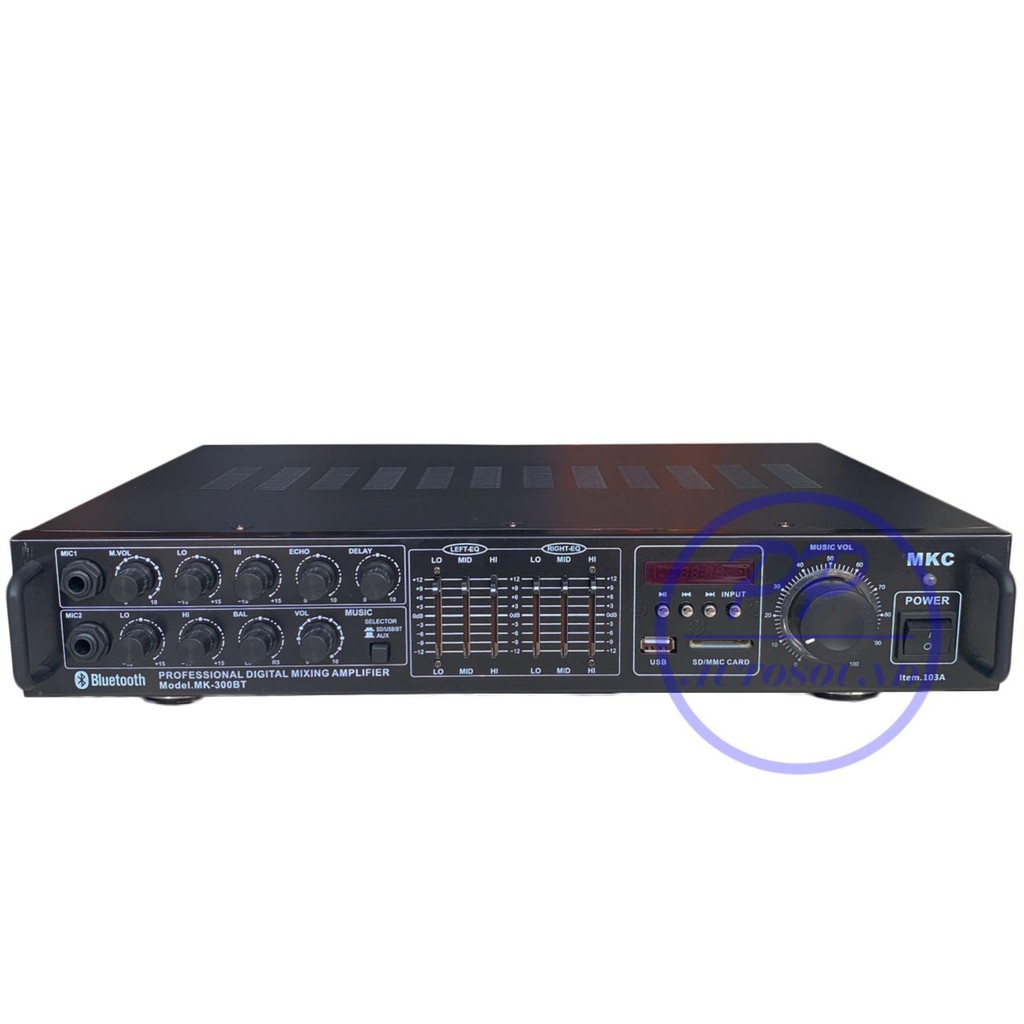 MKC เครื่องขยายเสียง Bluetooth USB/SD รุ่น MK-300BT(103A) | Shopee Thailand