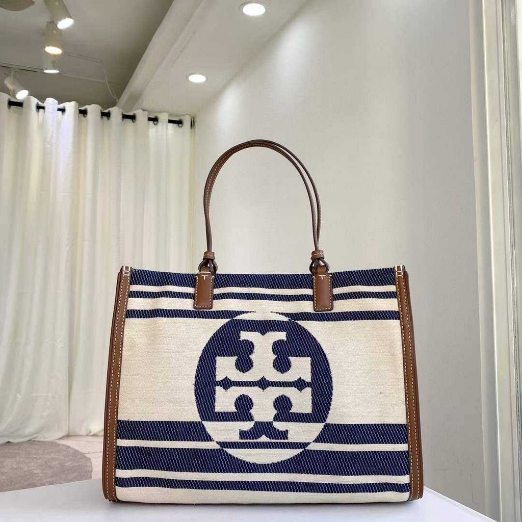 Ella Jacquard Stripe Tote | Shopee Thailand