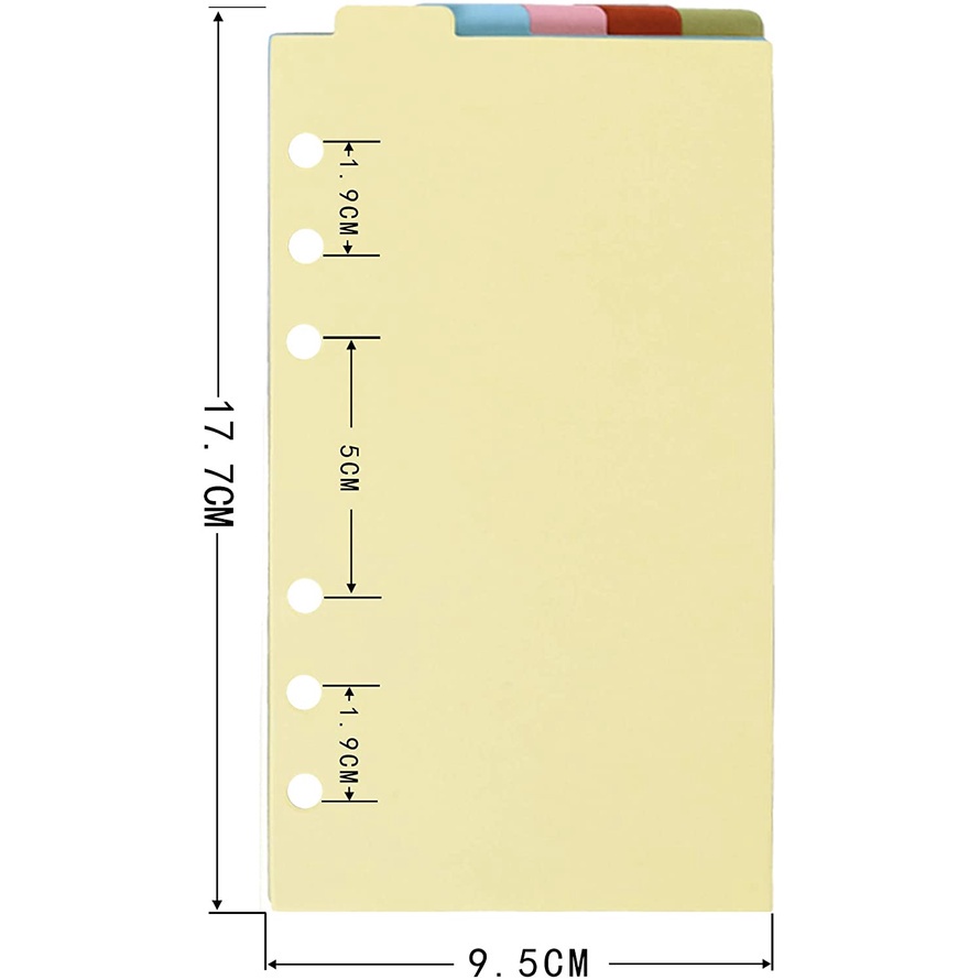 สมุดโน้ตไดอารี่ ขนาด A5 A6 A7 B5 A4 6 รู | Shopee Thailand