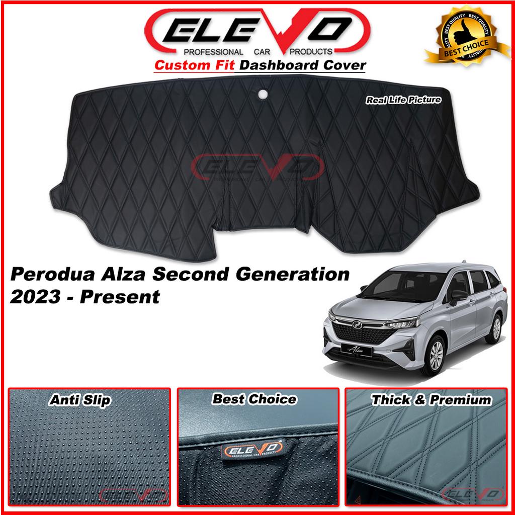 Perodua Alza 2022 2023 ELEVO ฝาครอบแดชบอร์ด Custom Fit Non Slip (สีดํา ...