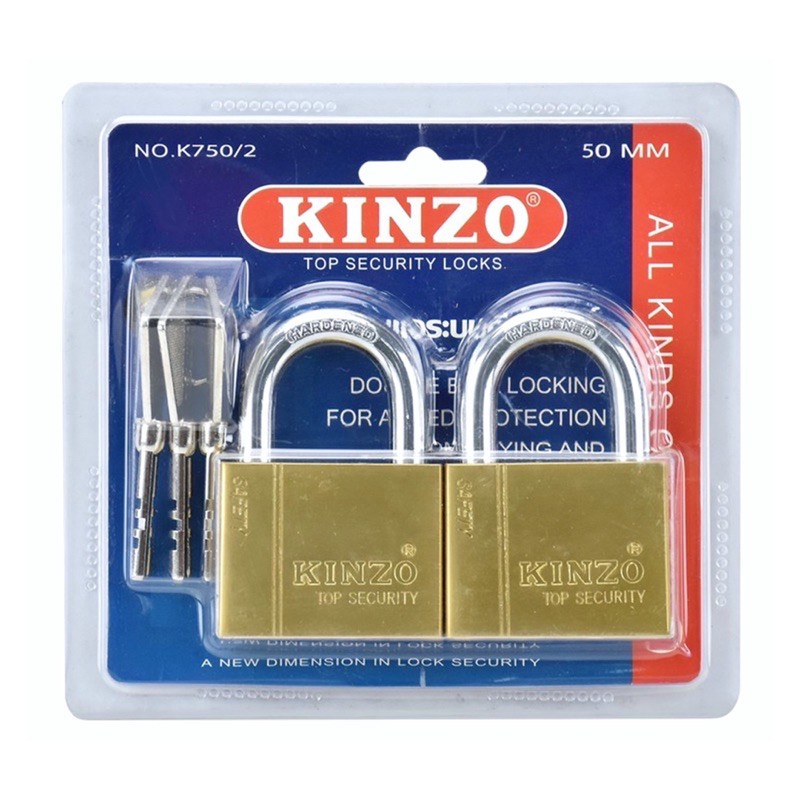 Kinzo กุญแจรุ่นคีย์ไลค์ K750-50/2 (ใช้ดอกเดียวไขได้ทั้ง2แม่) กุญแจ ...