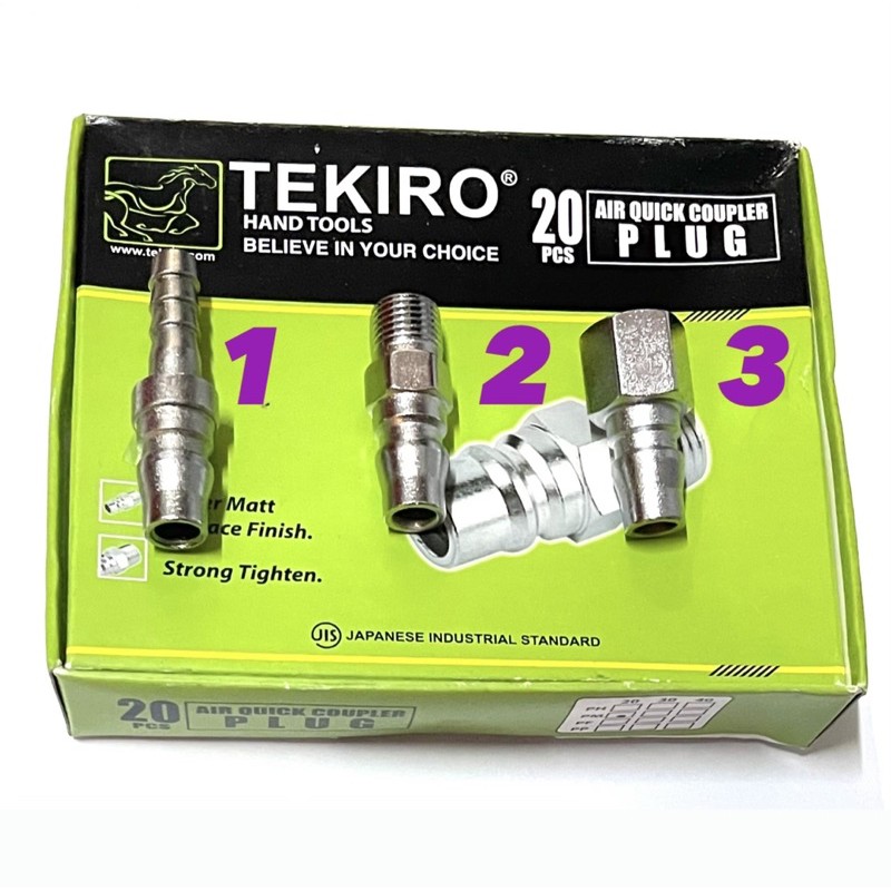 Tekiro ชาย Coupler Air ท่อการเชื่อมต่อคอมเพรสเซอร์ชาย Coupler ด้ายด้าน ...